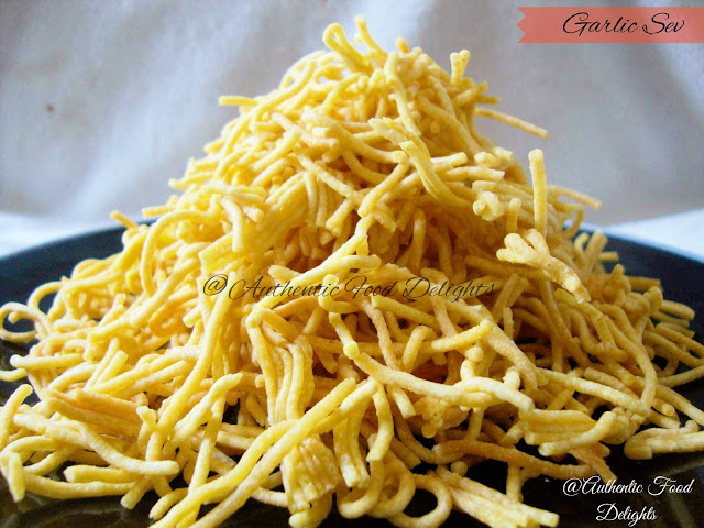 Authentic Food Delights: Garlic Sev (Lasun Sev)