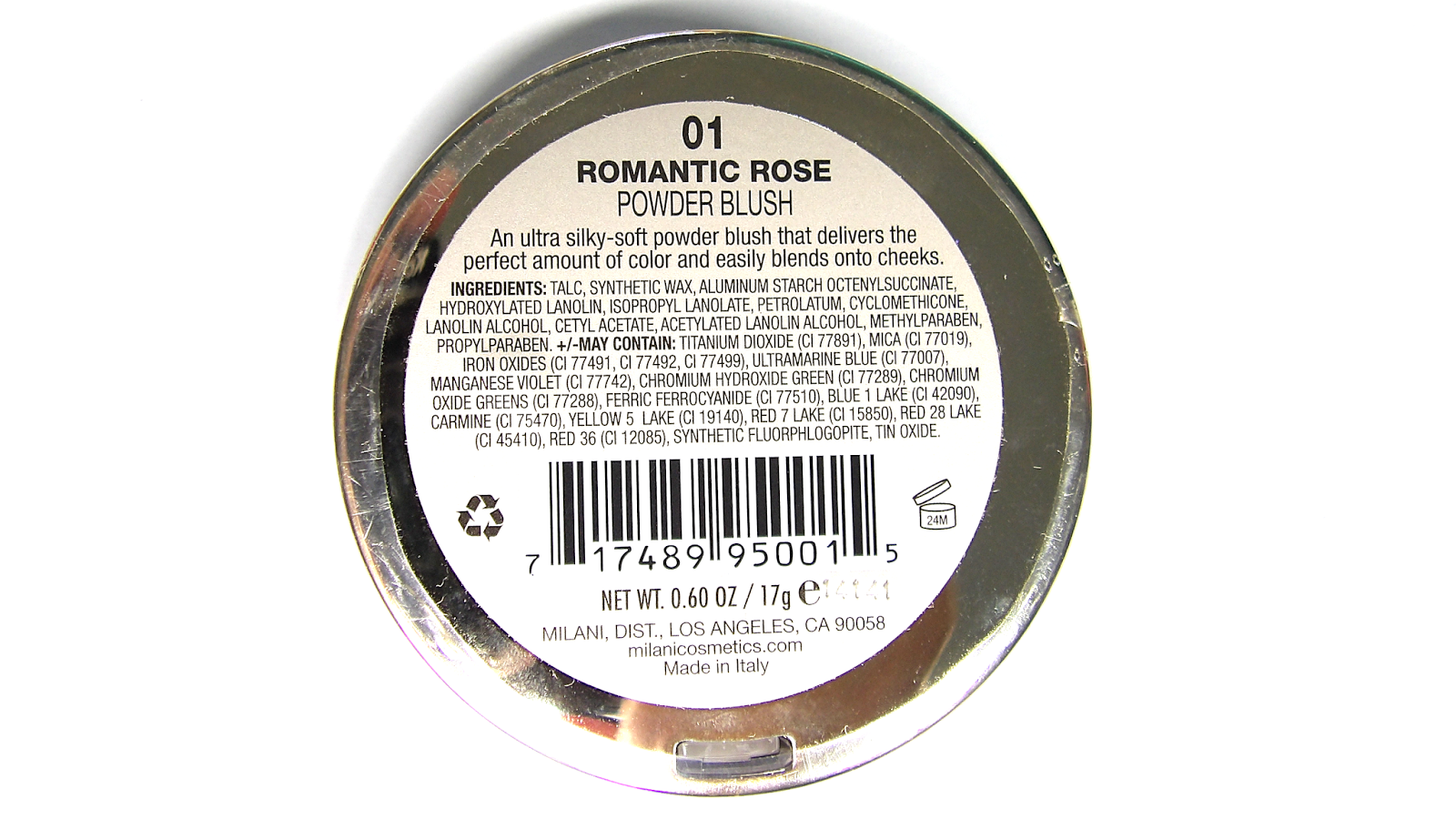 Beauty Addict on a Mission: Newly Permanent: Milani Rose Powder Blush ...