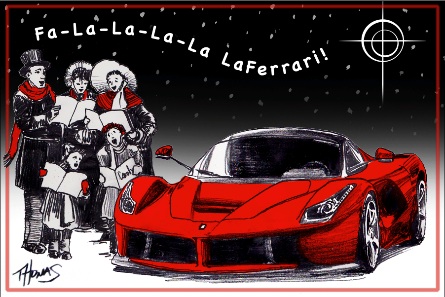 Ferrari Art of Grant Thomas: Christmas Card 2013
