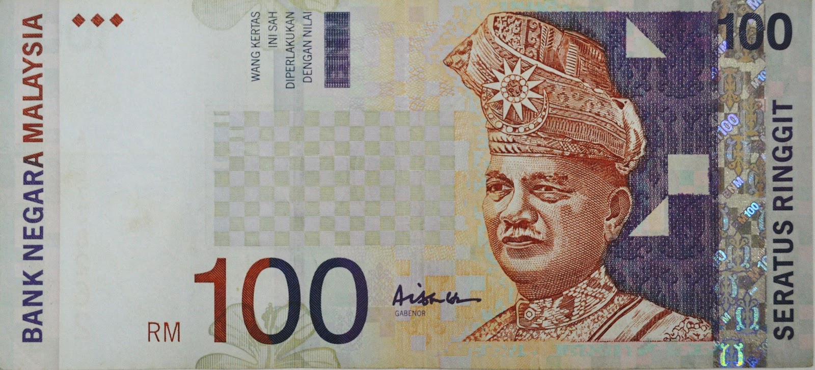 Galeri Sha Banknote: WANG KERTAS RM100 LENGKAP SIRI KE-8 HINGGA SIRI KE-11