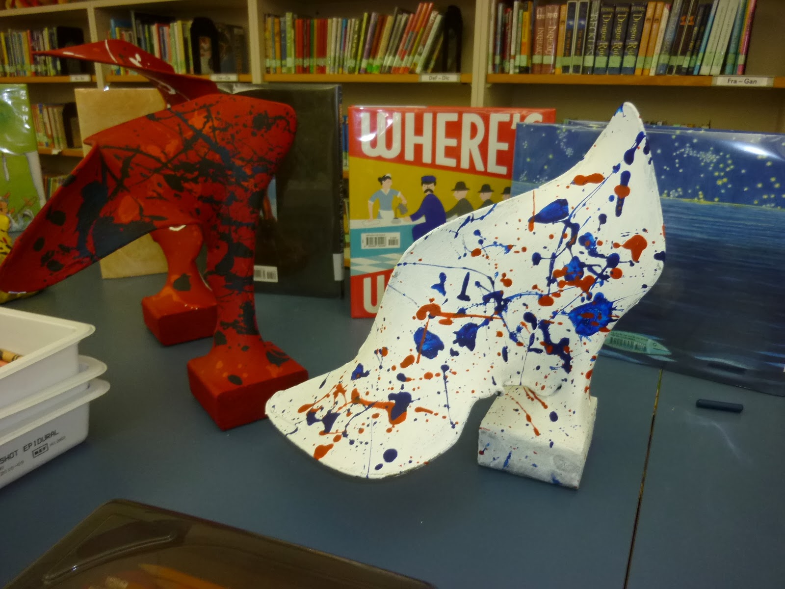 Mrs. Werner's Art Room: 5th Grade Sculptures