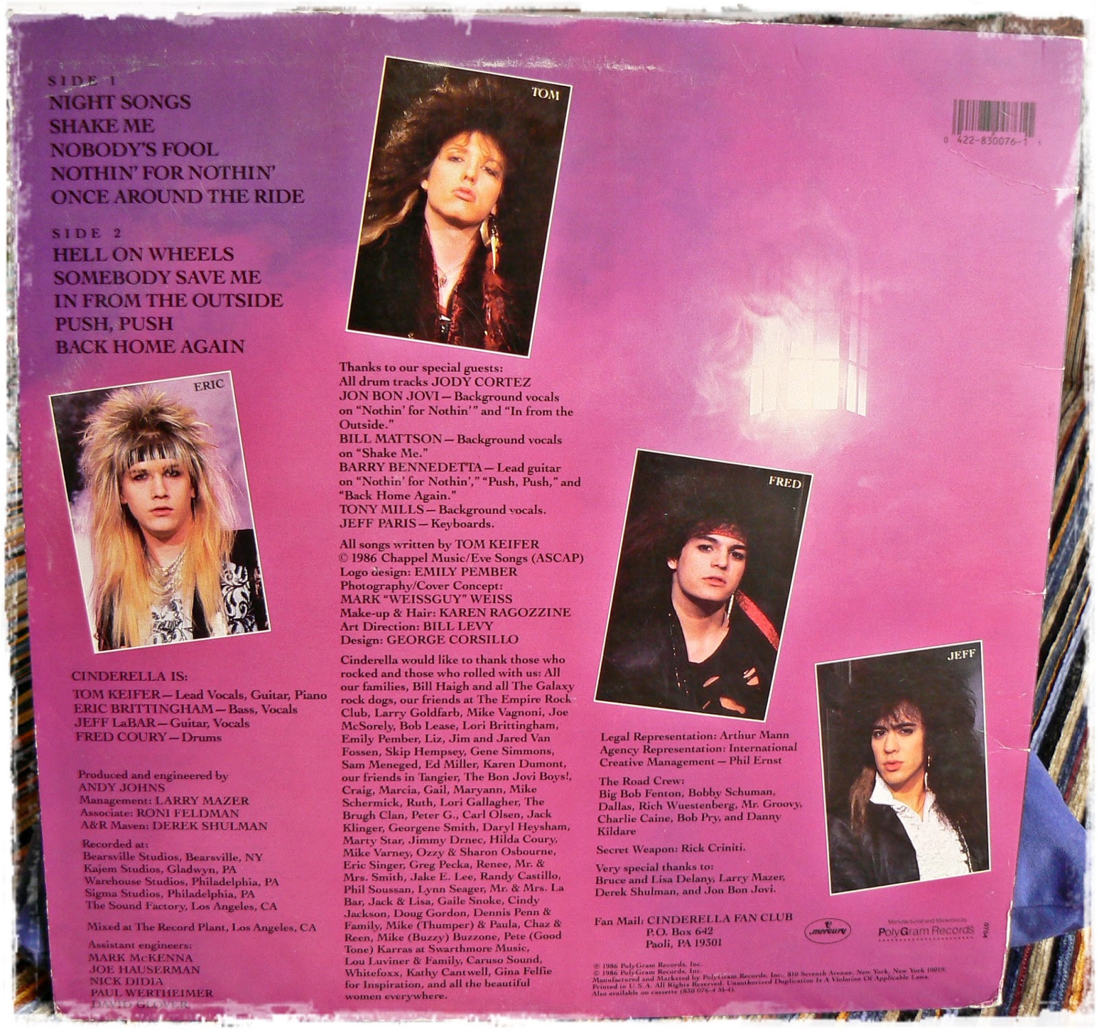 Cinderella – Night Songs (1986)