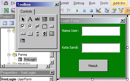 rasa ini: Mudah Membuat Form Login Menggunakan VBA Excel + Video Tutorial