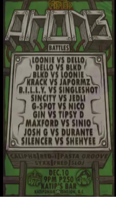 Pinoy Hiphop Superstar: FlipTop Battle League presents AHON 3