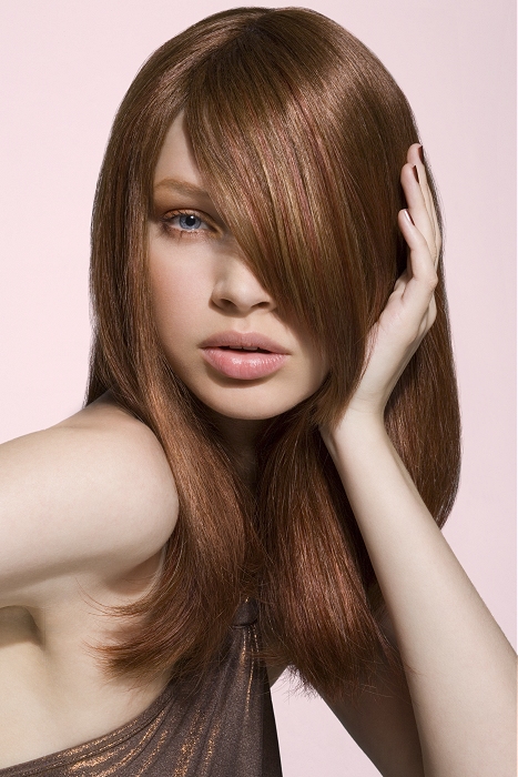 Pelo liso,lacio,manejable y sedoso