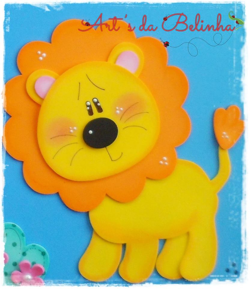 Moldes de Bichinhos em eva