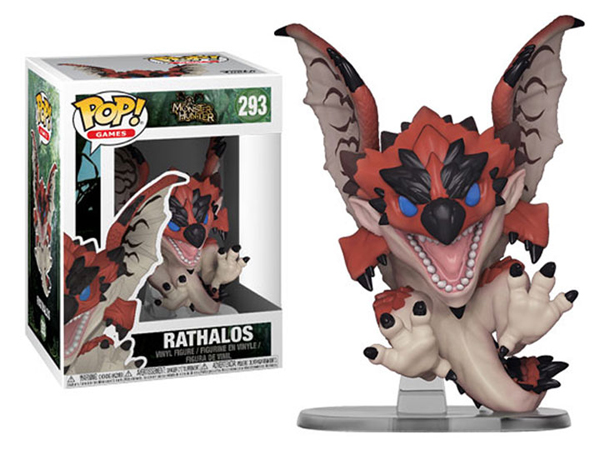Monster Hunter - Rathalos, Zinogre, Hunter & Feline POP! Vinyl (Funko)