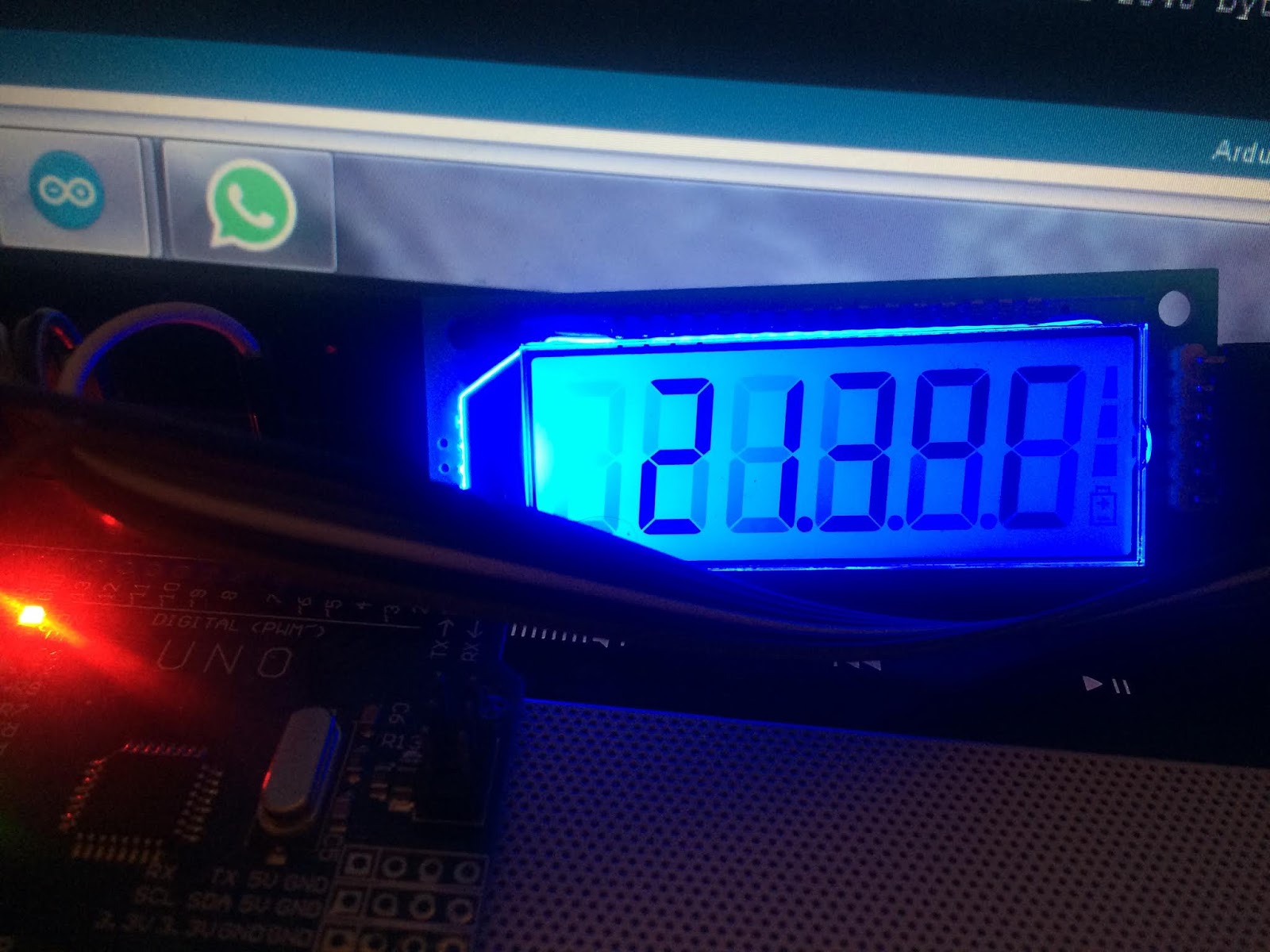 Arduino tehNiq: 6 Digit 7 Segment HT1621 LCD Display Module with Arduino