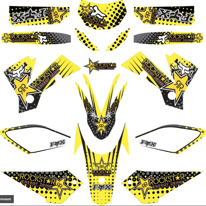 DTM 150 Decals - SuperXmoto | SuperMoto
