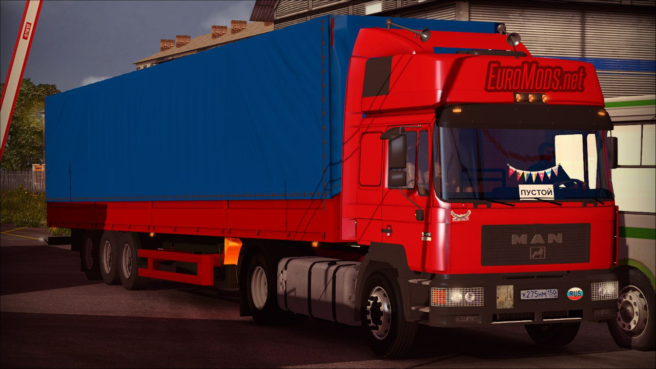 MAN F2000 + Trailer - EuroMods - ETS 2 Mods