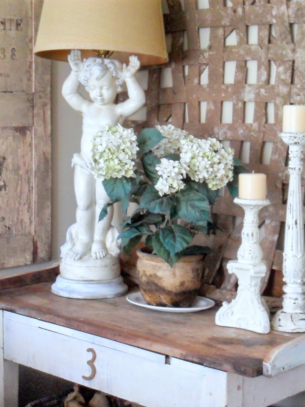 must love junk: Living Room Vignettes