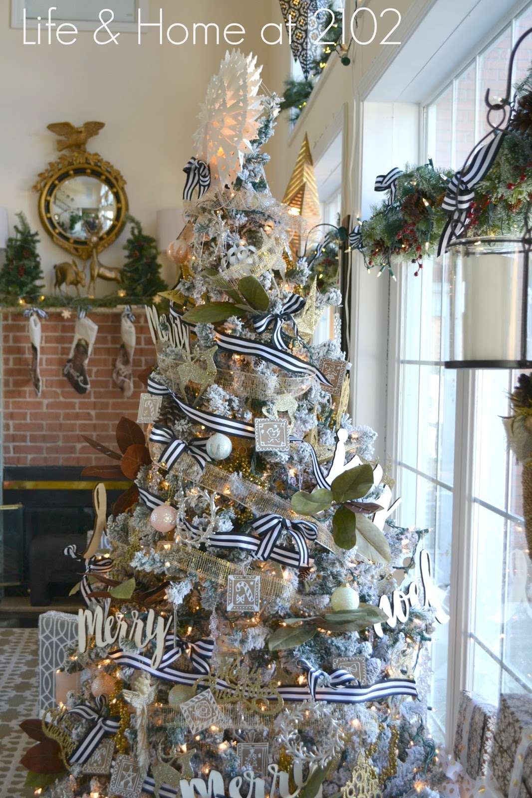 Life & Home at 2102: Modern Rustic Christmas Home Tour