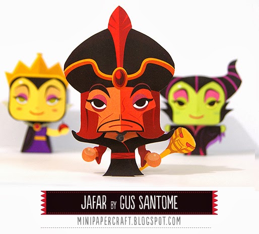 Papercraft - Disney Villains Mini Jafar - Papercraft4u | Free ...