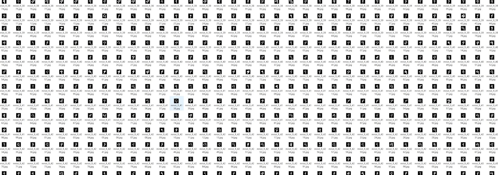 MareArts Computer Vision Study.: mnist image dataset (jpg files)