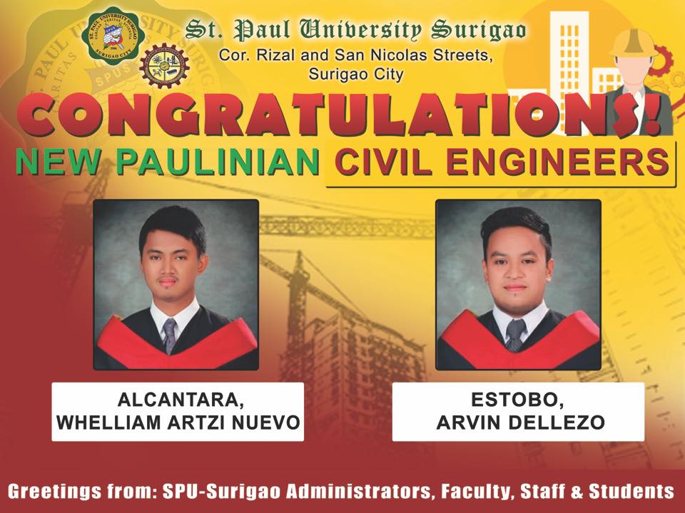 Congratulations to our new Paulinian Civil Engineers! ~ St. Paul ...