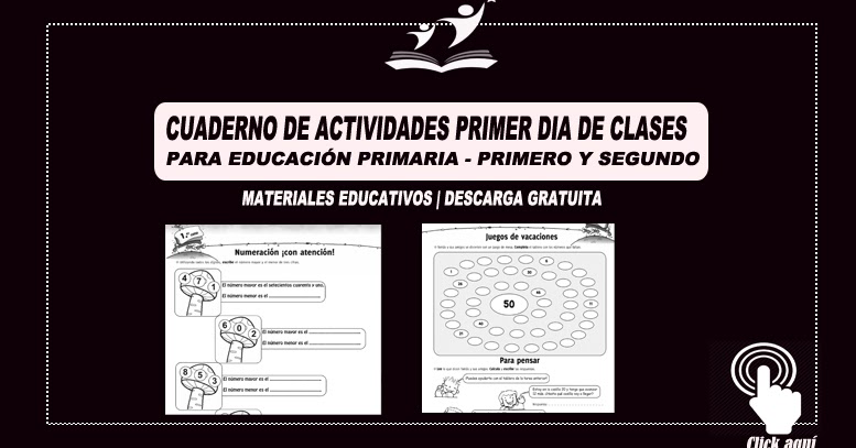 Cuadernillo de actividades para educación primaria | Materiales Primaria