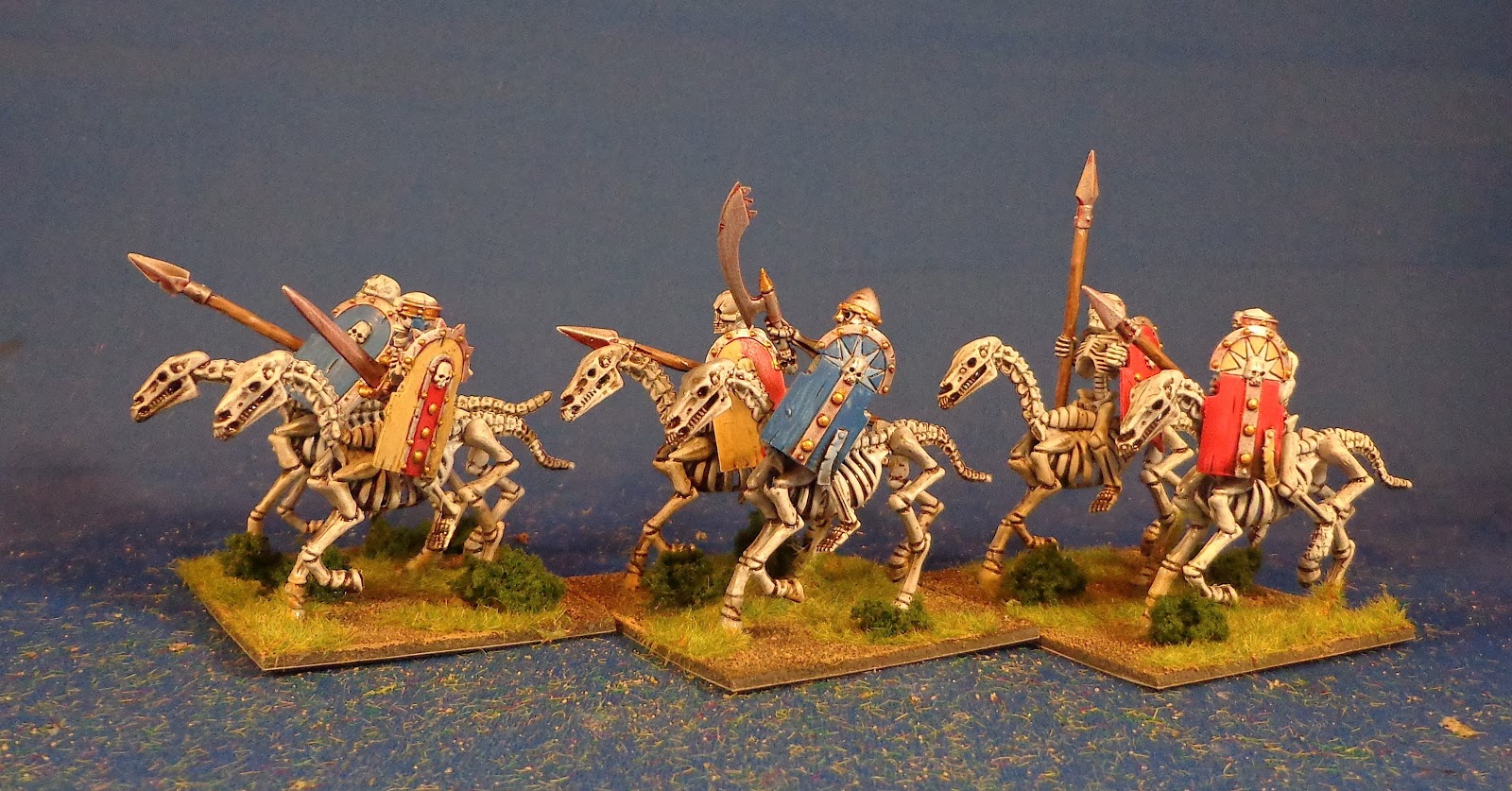 Bob's Miniature Wargaming Blog: FS 28mm painted skeleton HoTT army