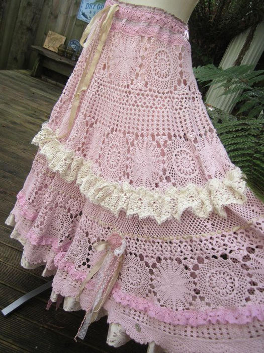 Ergahandmade: Long crochet skirt - Crochet Ideas