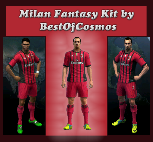 BestOfCosmos's Kits | PES 2012: AC Milan 12/13 Fantasy Kit by BestOfCosmos