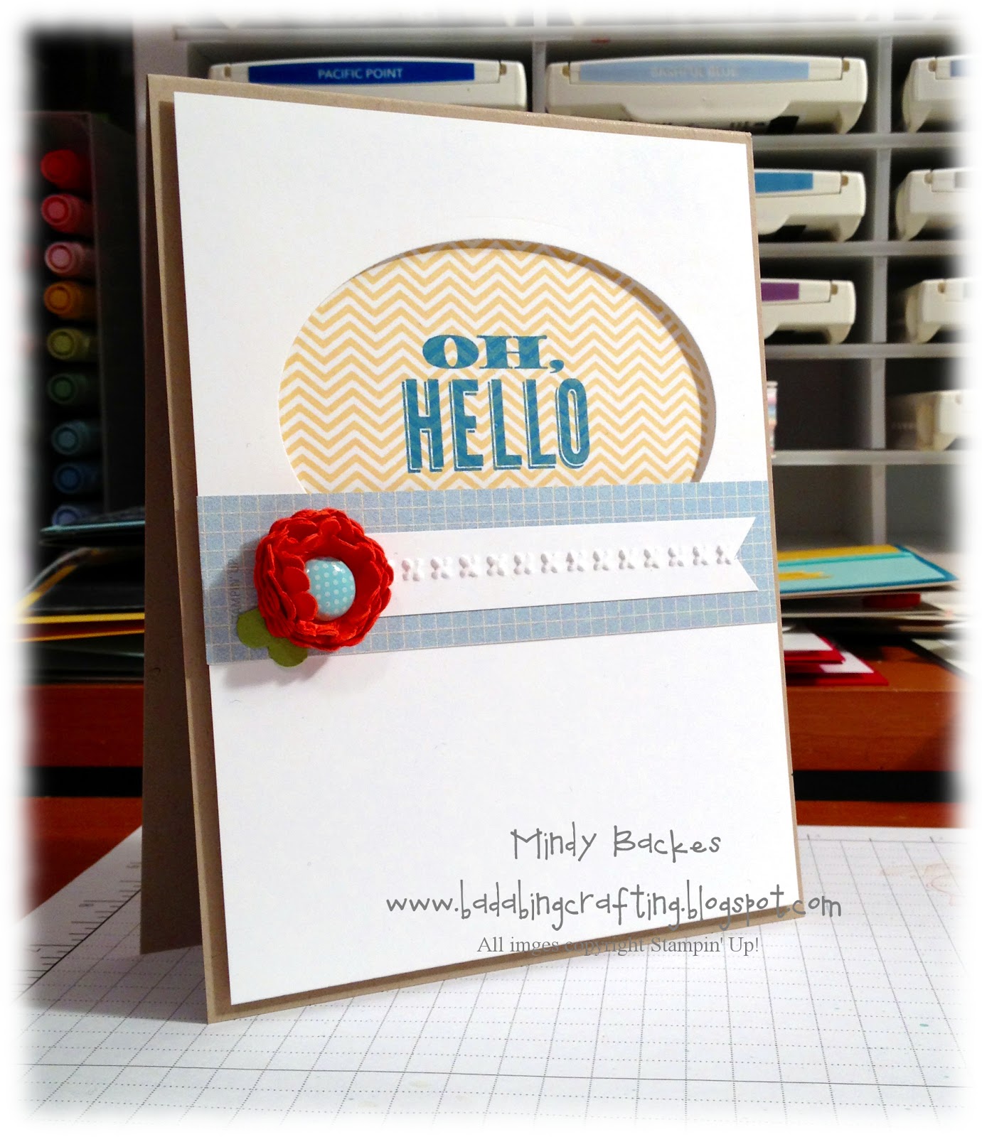 Bada-Bing! Paper-Crafting!: Oh, hello...yet again