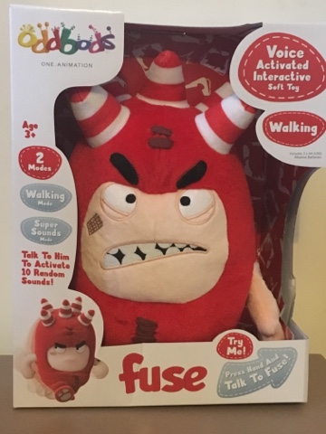 Oddbods Voice Activated Walking Talking Fuse - Mummy Be Beautiful