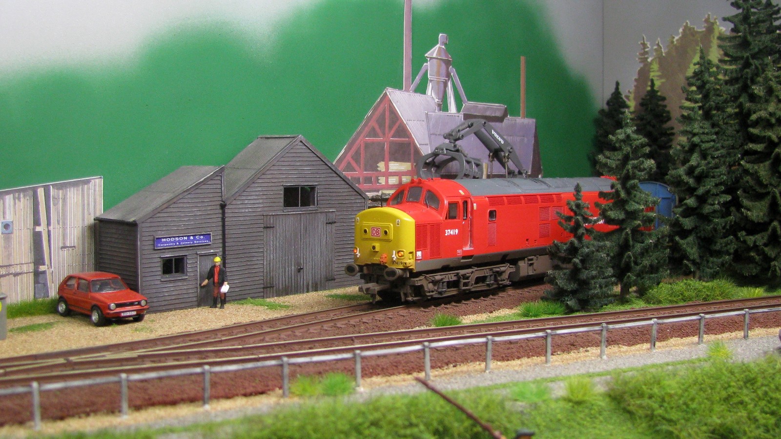 Voie de Débord: La class 37419 en livrée DB Schenker / Class 37419 in ...