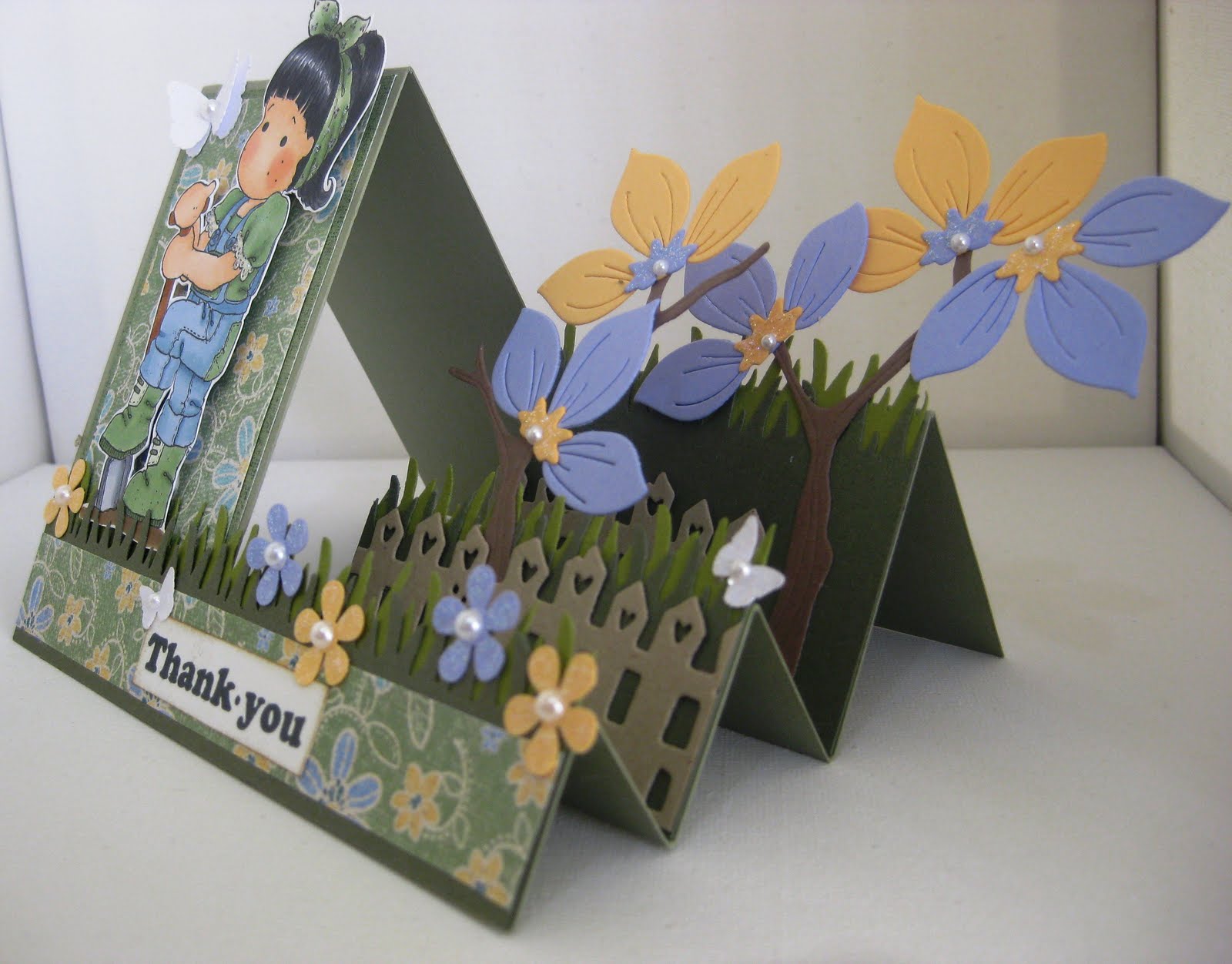 Jackie Thomas: Side step card...