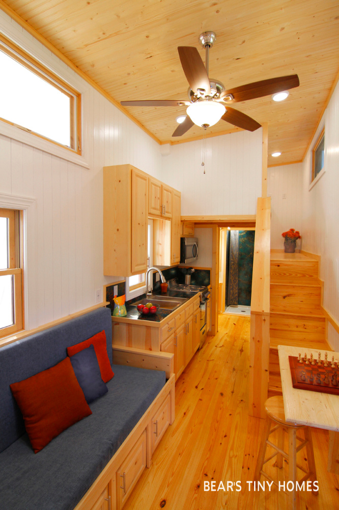 TINY HOUSE TOWN: The Blue Belle By Bear's Tiny Homes