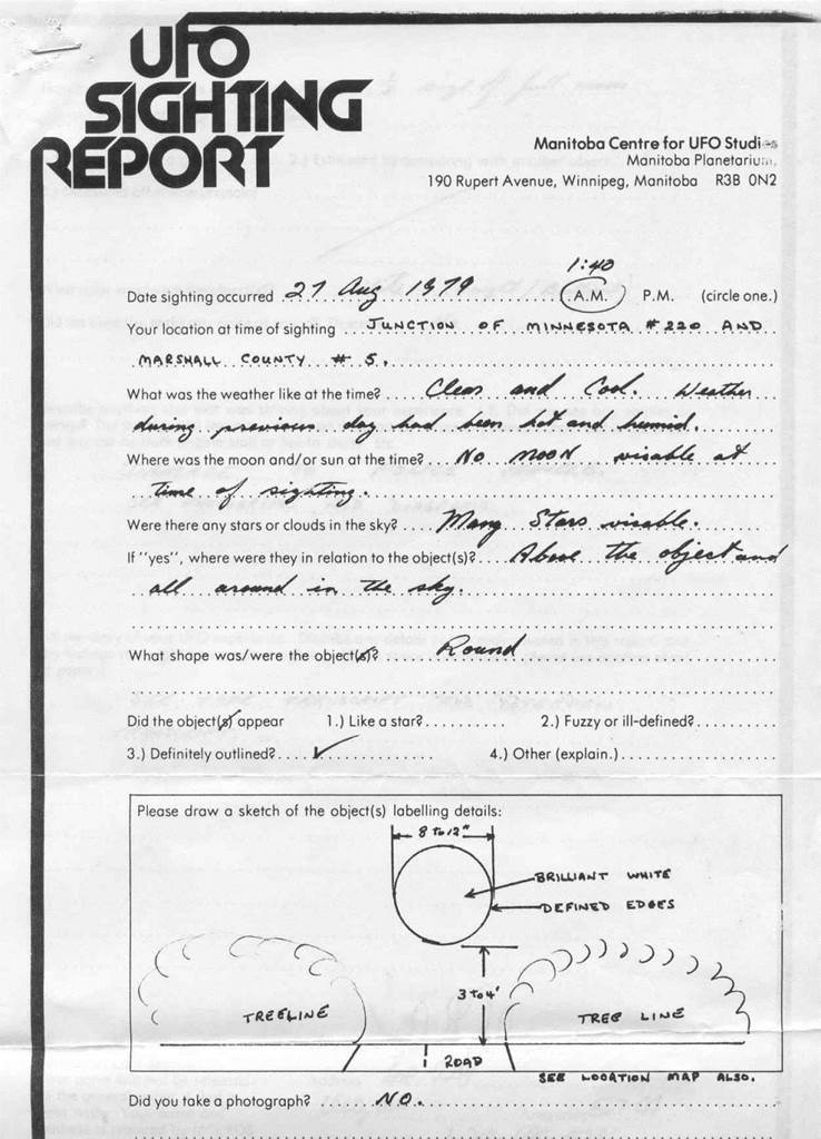 Ufology Research: The Val Johnson CE2 case of 1979