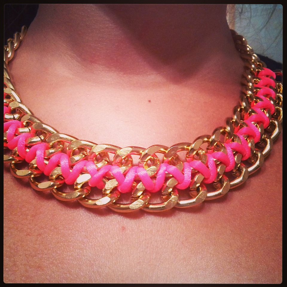 CreacionesAdma: COLLARES CADENA DORADA.