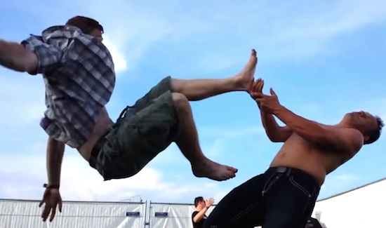 Amazing Flying Drop Kick Compilation - Art'einsky