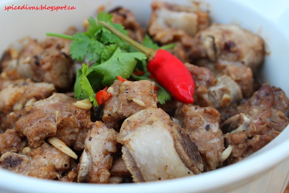 Spice Divas: Chinese Steamed Black Pepper Pork Ribs