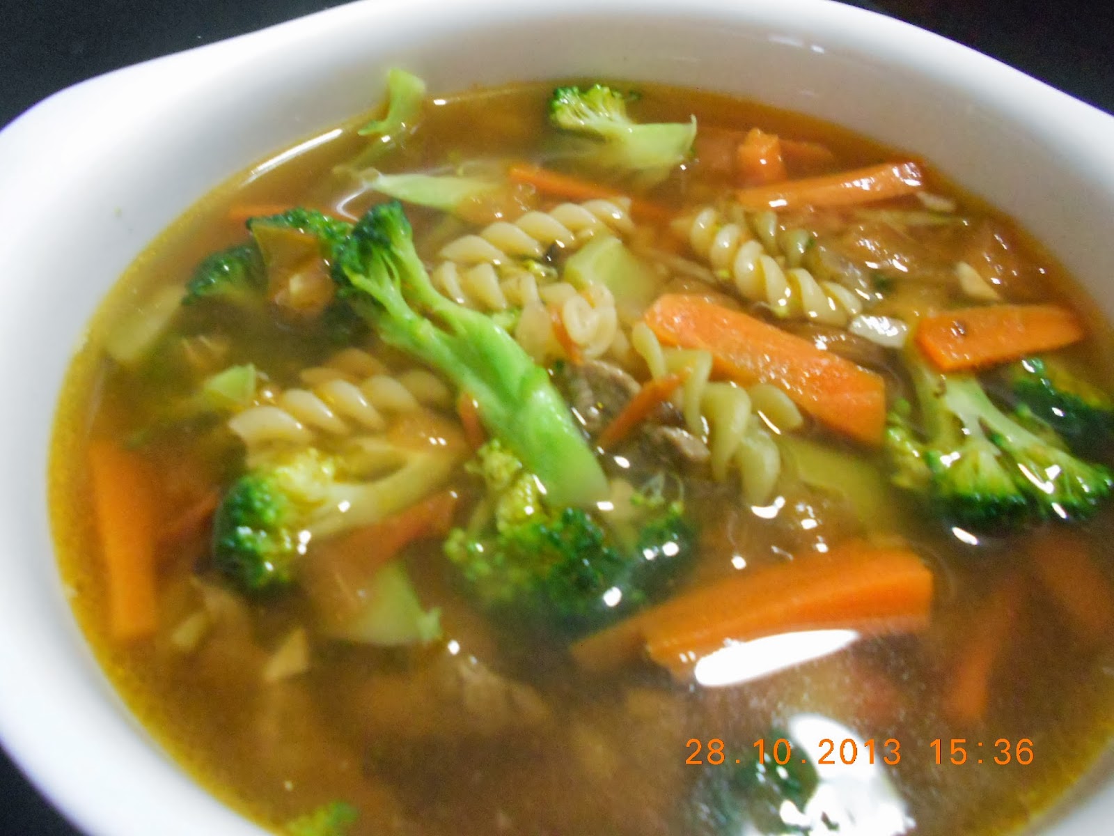 namakucella: SUP PASTA KE SUP SAYUR.....?