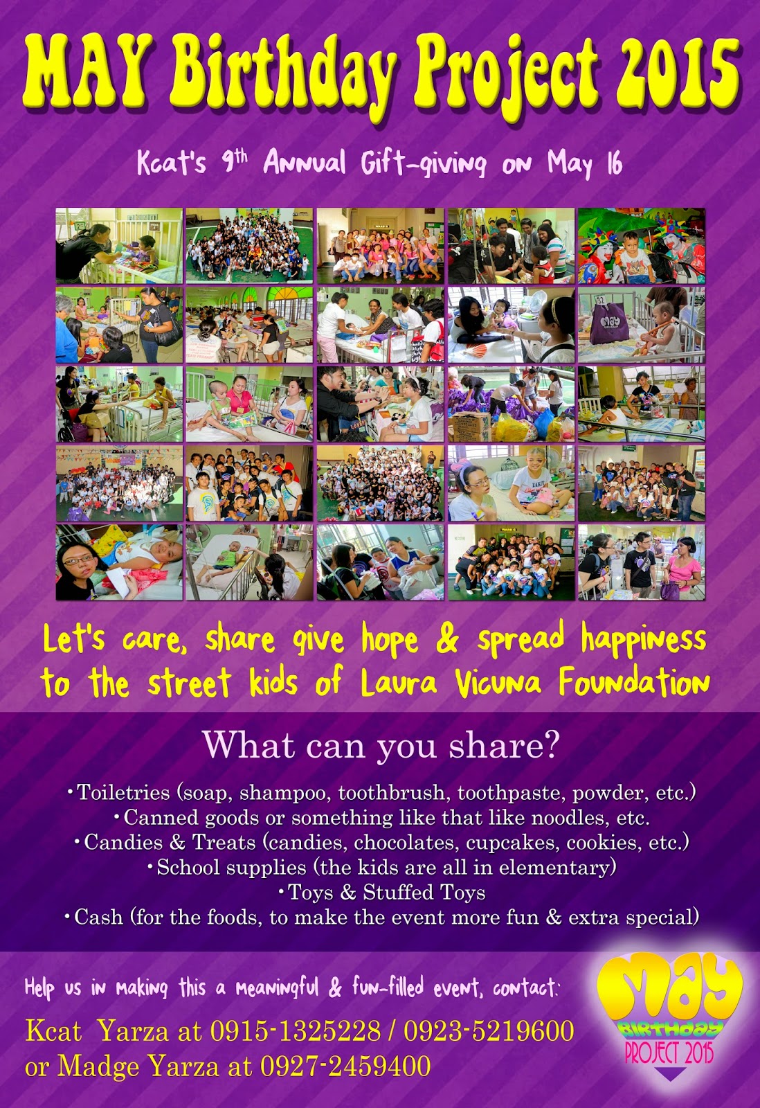 tacK iN & OuT: Yes, there is MAY Birthday Project 2015 on May 16 (My ...