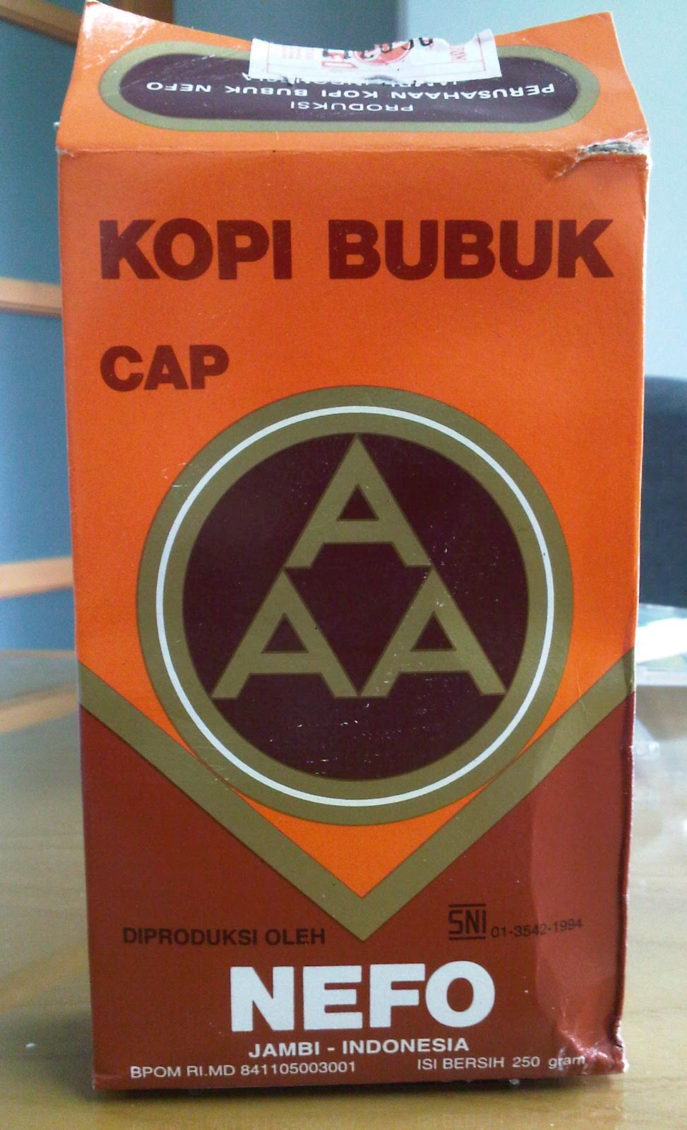 Kopi Khas Jambi, Ya Kopi Murni AAA