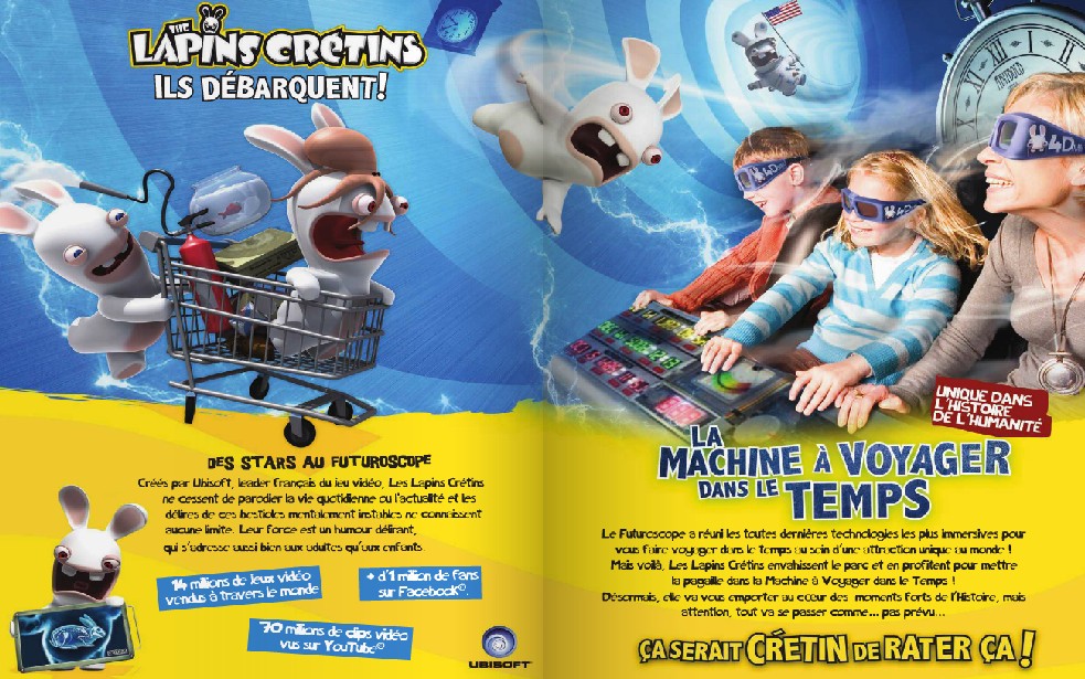 En 2014, les Lapins Crétins envahissent le Futuroscope ! - PARKS Trip
