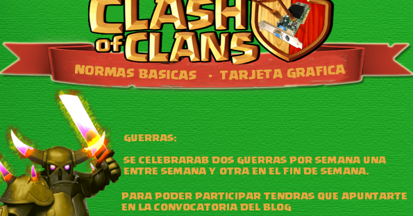 Clan Tarjeta Gráfica (Clash Of Clans): Normas