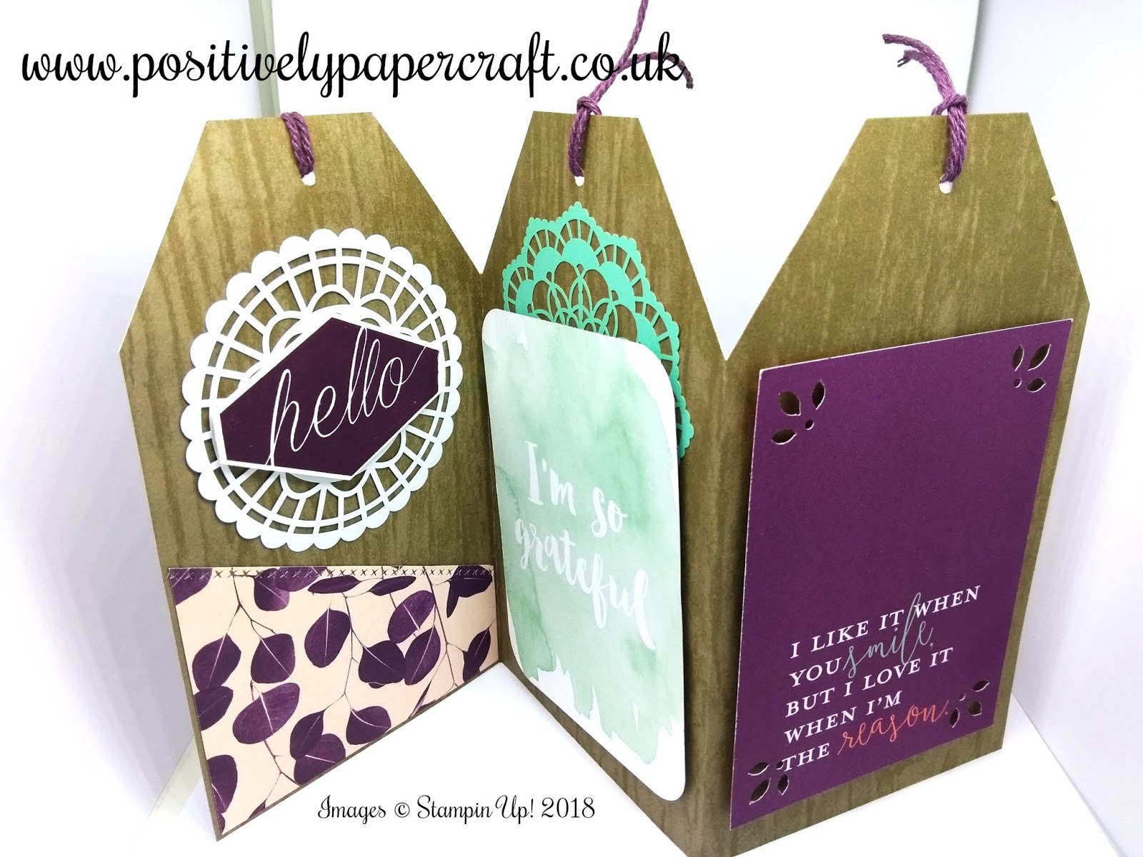 Positively papercraft: Gorgeous Tag Flip Book