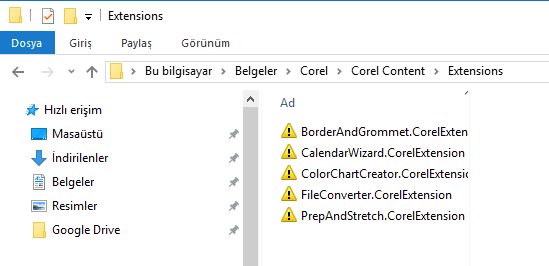 CorelTURK - Türkçe CorelDRAW: CorelDRAW X8 ve Kayıp GMS Klasörü