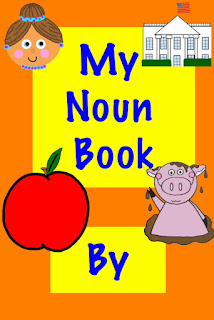 KinderJenni: Book Creator template-MY NOUN BOOK