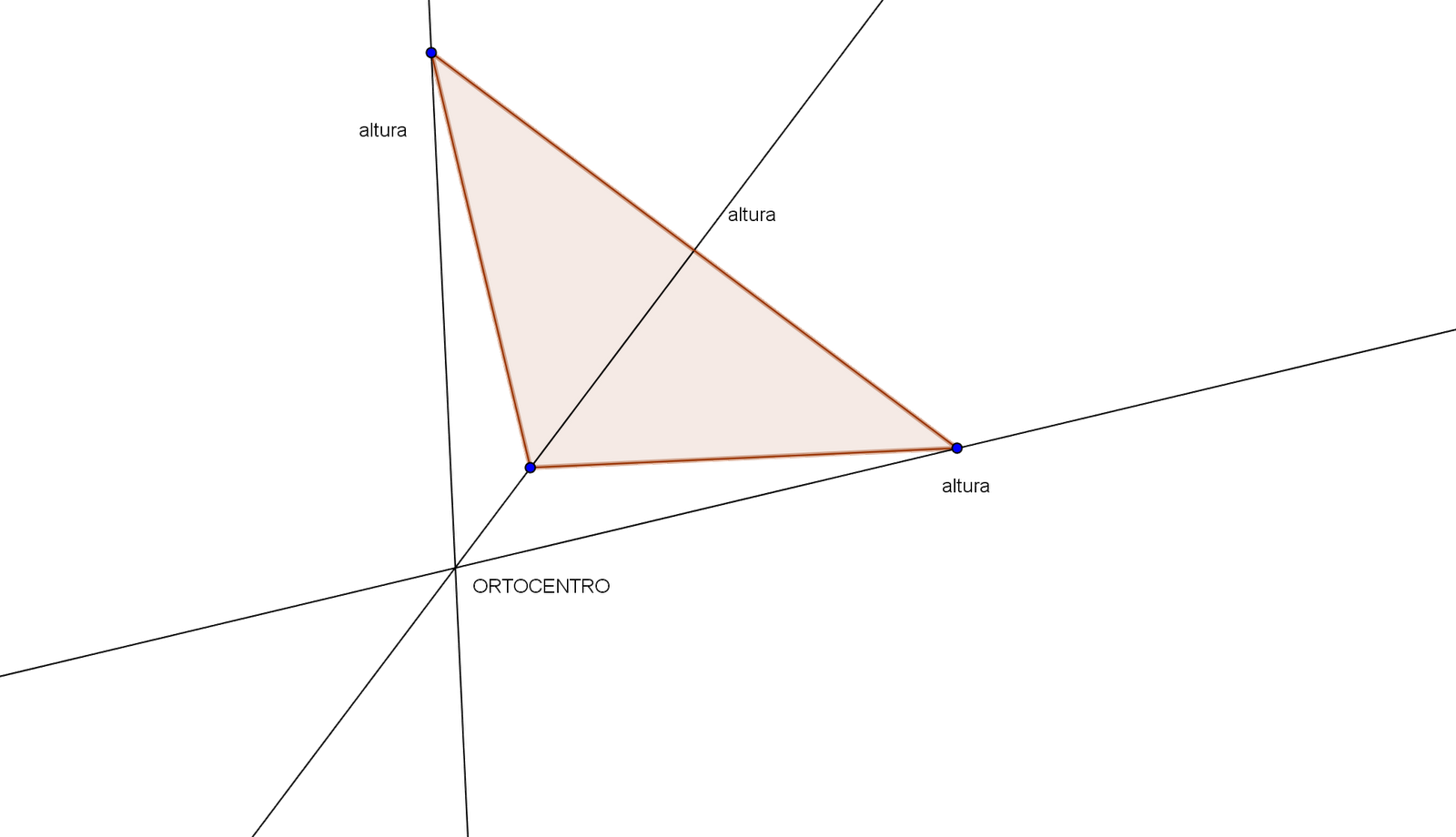 Laura Saavedra Monrroy y los triángulos: Las alturas y su ortocentro