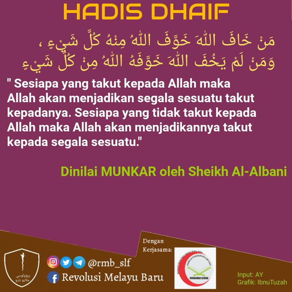 Kompilasi Infografik Hadis Palsu Dan Dhaif 2015-2018