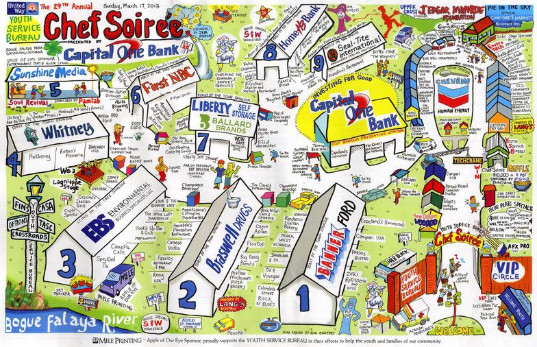 The Barthet Gallery: Chef Soiree Maps