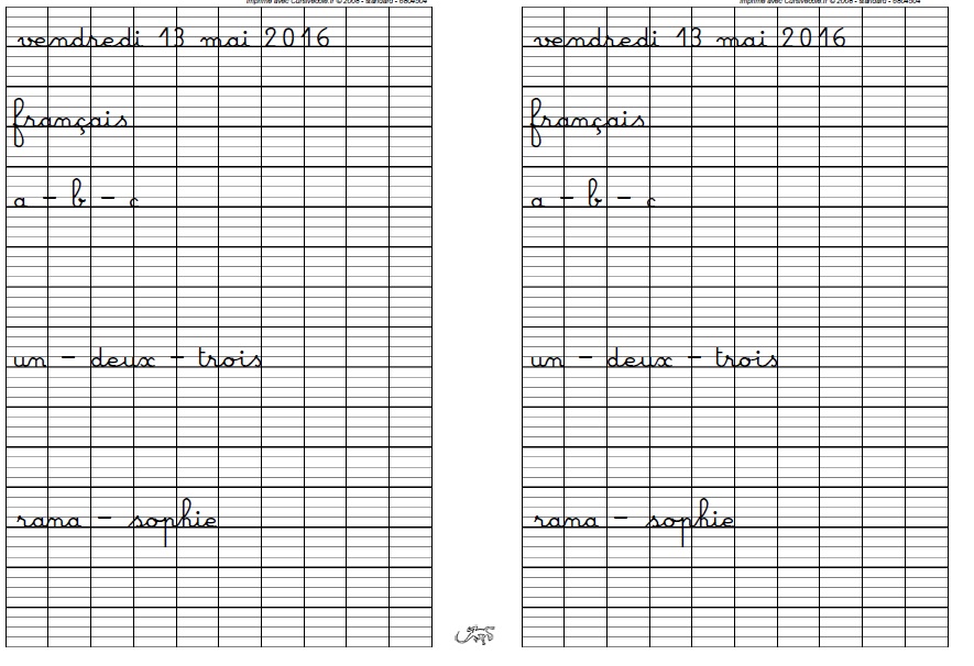 Astute: ressources sur l'écriture cursive scolaire.