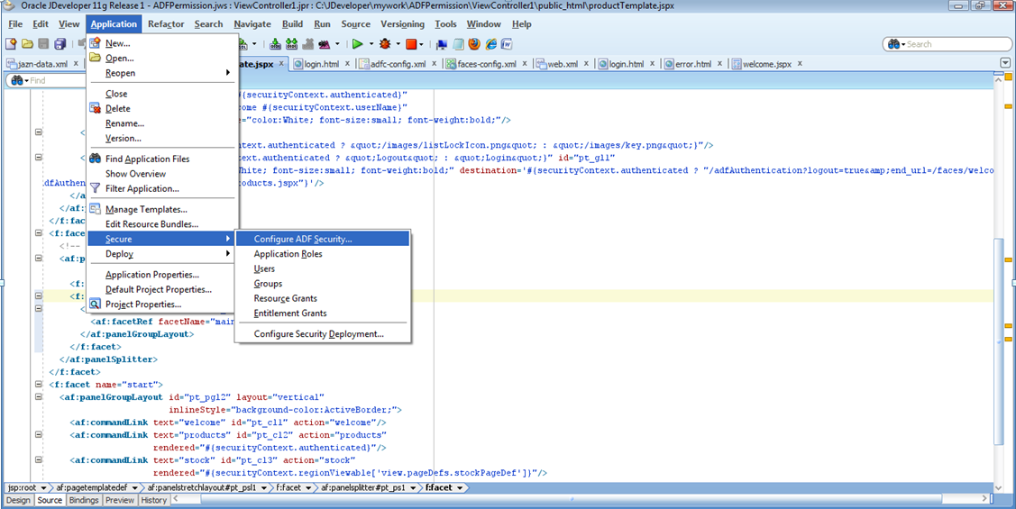 Pavan Adf Adf Security Implementation