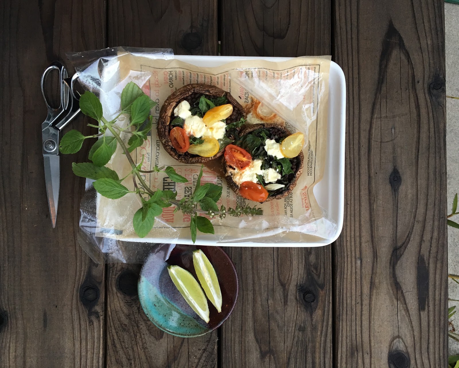 Avanti Cafe Musings: Lentil Stuffed Portobellos :: Chef Mark Cleveland ...