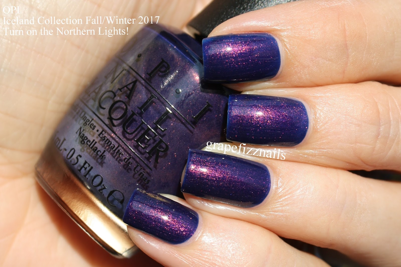 Grape Fizz Nails: OPI Iceland Collection Fall/Winter 2017