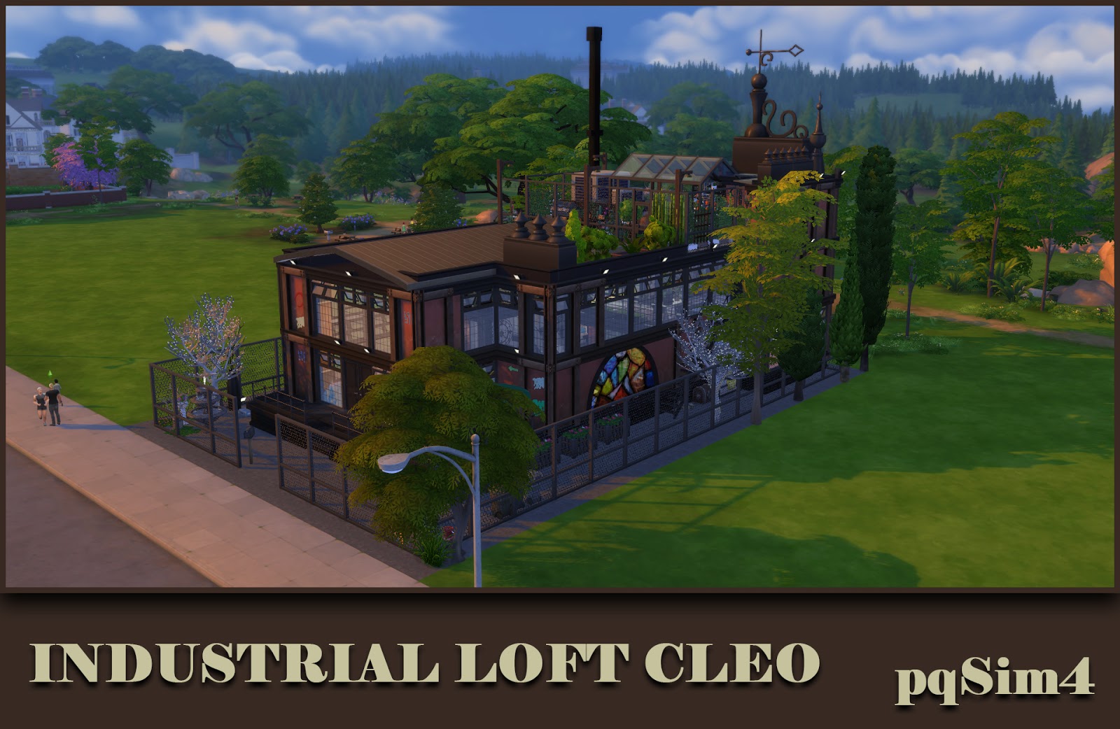 The sims 3 cc urban industrial 30x20 lot - horclever