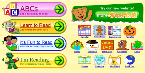 Language Education Technology: starfall