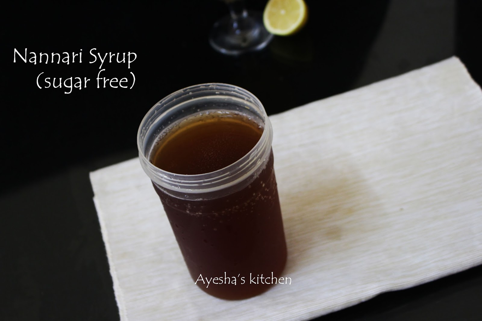 HOME MADE NANNARI SYRUP RECIPE - NANNARI SYRUP RECIPE